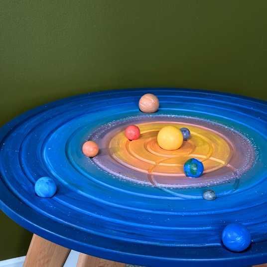Solar System Table Decoration Quantum Solar System Lamp: Bringing The